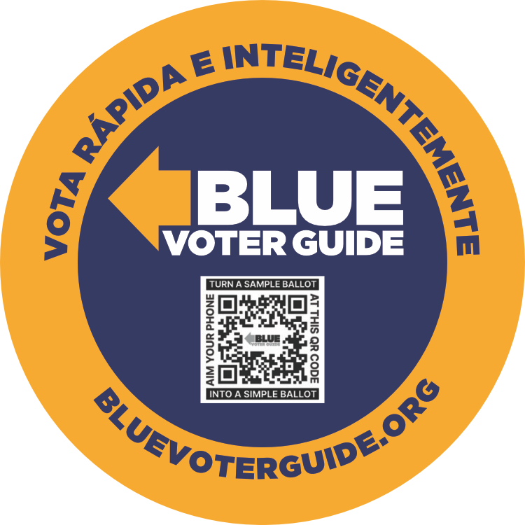 Blue Voter Guide Stickers – Plavidian FieldTeam6 Cards
