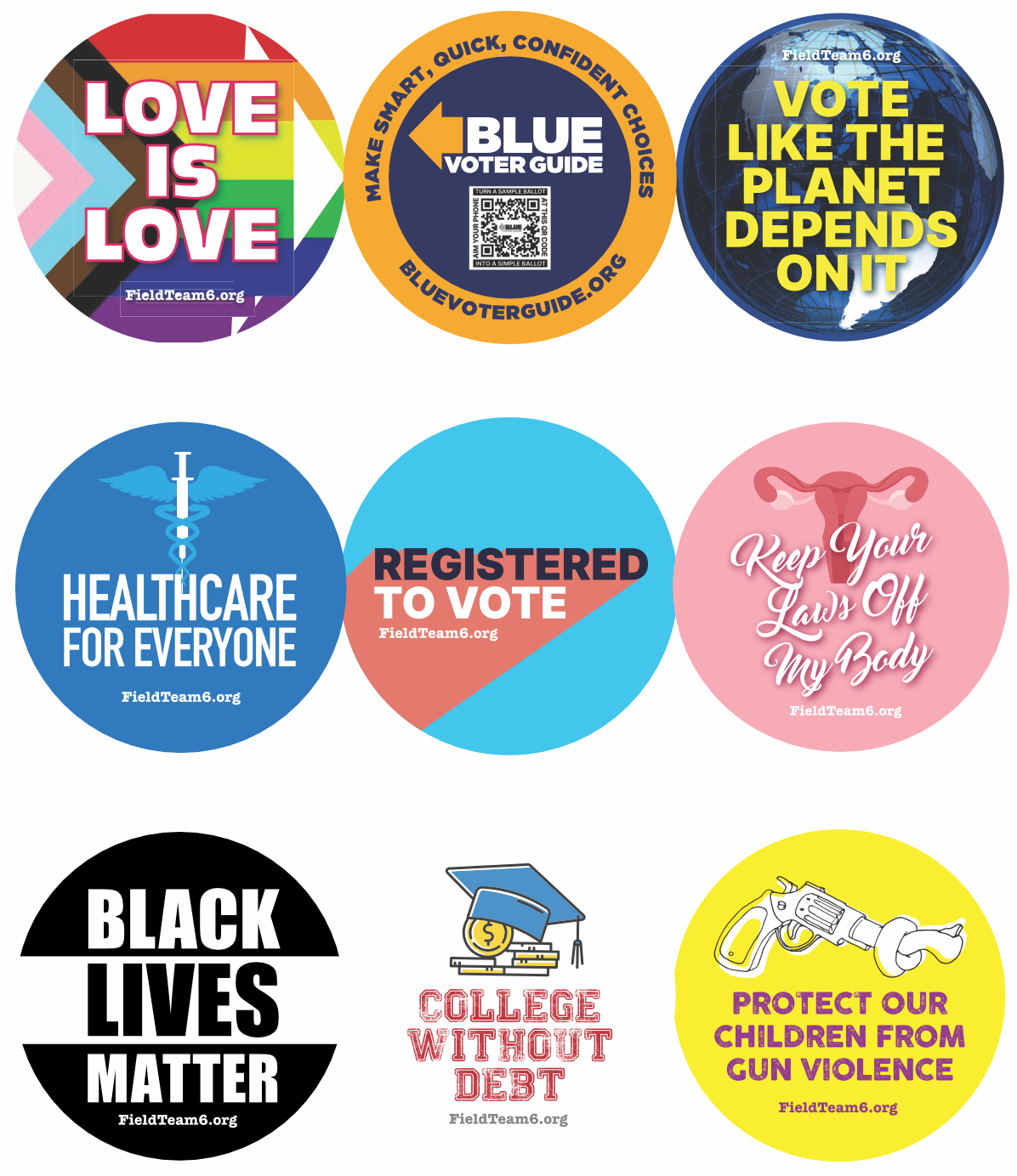Stickers – Plavidian FieldTeam6 Cards